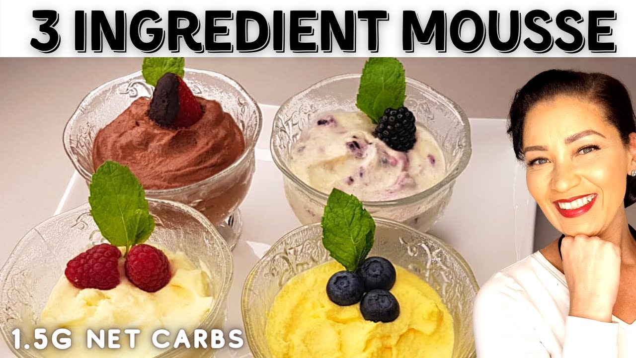 Keto Chocolate Mousse Recipe With 3 Ingredients 1 5g Net Carbs 4