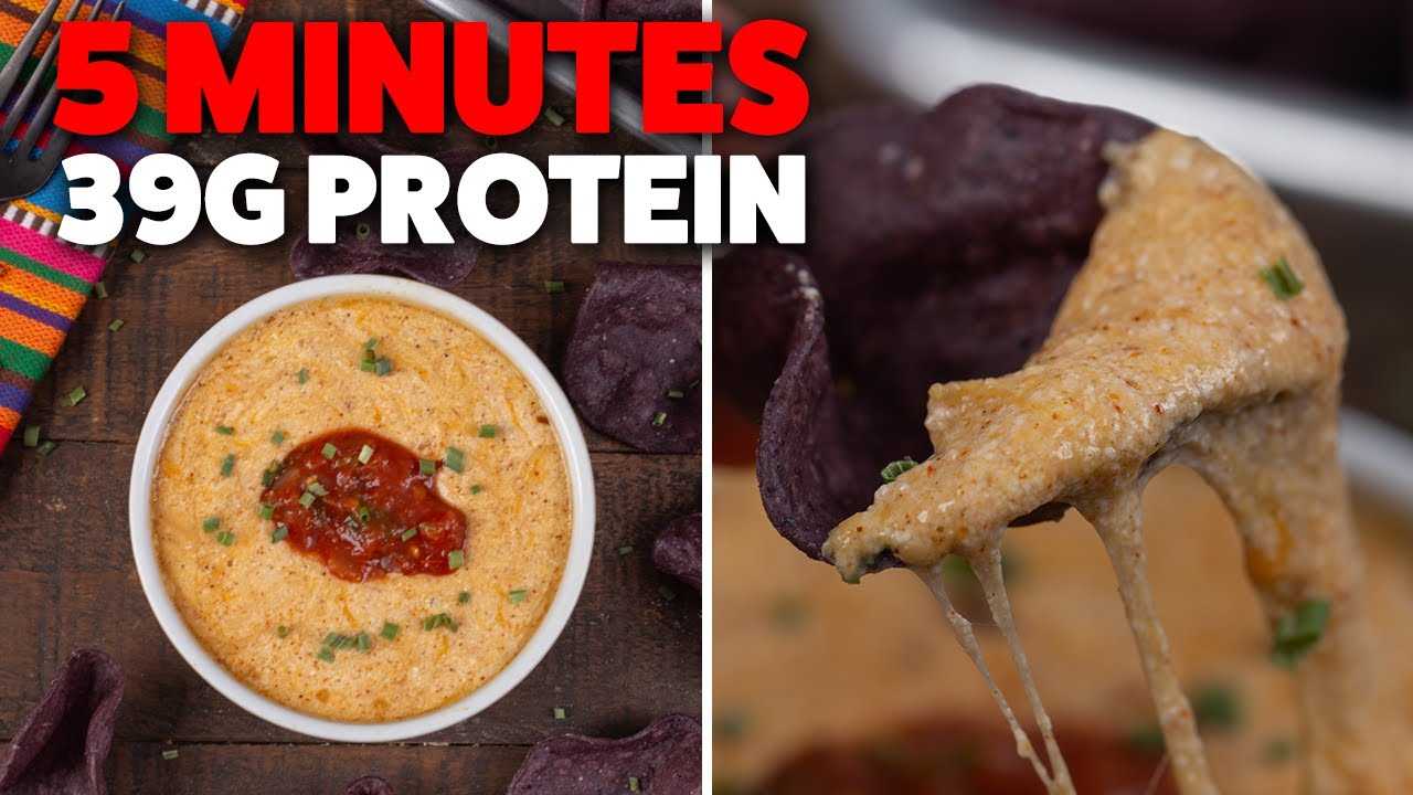 Easy Cottage Cheese Queso 3 Ingredients High Protein